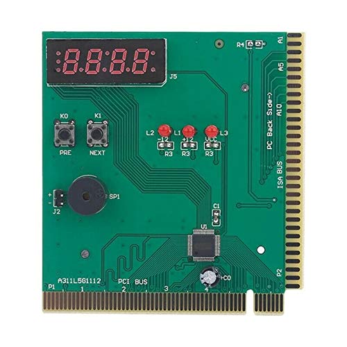 WHIZZO 4-Digit Card Pc Analyzer Computer Diagnostic Motherboard Post ...