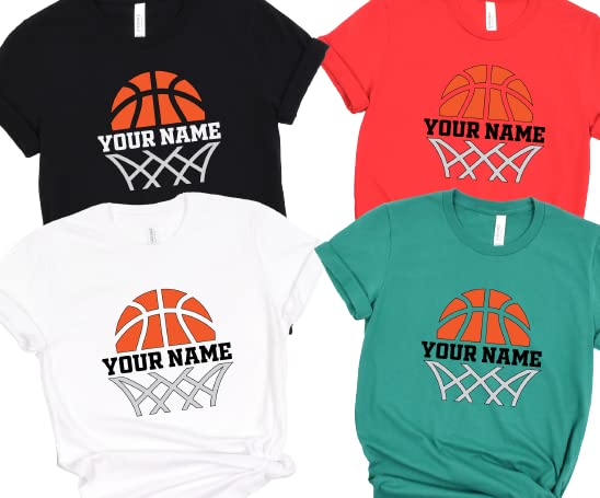 Amazon.com: Personalized Basketball Team Shirts, Custom Your Name ...