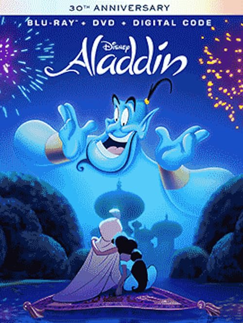 Amazon.com: Aladdin (1992) - 30th Anniversary Edition Sleeve. Disney ...