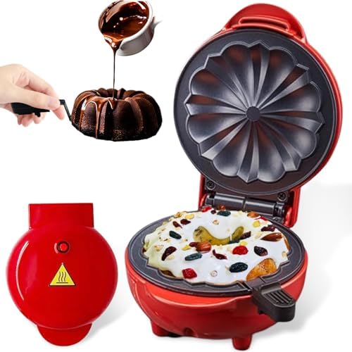 Amazon.com: SugarWhisk Mini Donut Maker Machine, Electric Mini Bundt ...