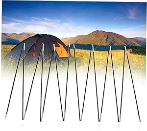 Amazon.com: [Tent Pole Support Kit] - 7 Sections Outdoor Camping Fiber ...
