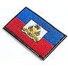 Amazon.com: stidsds 2 Pack Haiti Flag Patch Haiti Flags Embroidered ...