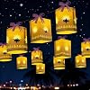 Amazon.com: 20 Pcs DIY Hanging Lanterns with String Light, Sun-Shaped ...