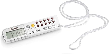 Amazon.com: Polder Combination Clock, Timer and Stopwatch with Large ...
