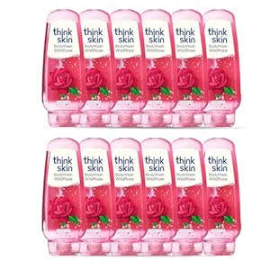 Buy Think Skin Body Wash Wild Rose -250ml (Pack of 12)| Paraben free ...
