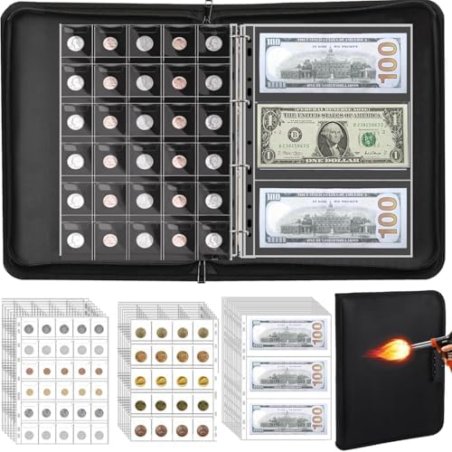 Amazon.com : Coin Collection Book Holder for Collectors, 520 Pockets ...