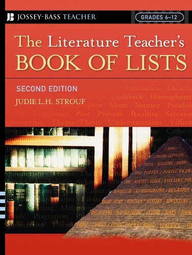 Amazon.com: The Literature Teacher's Book Of Lists: Grades 6-12 (J-B Ed ...