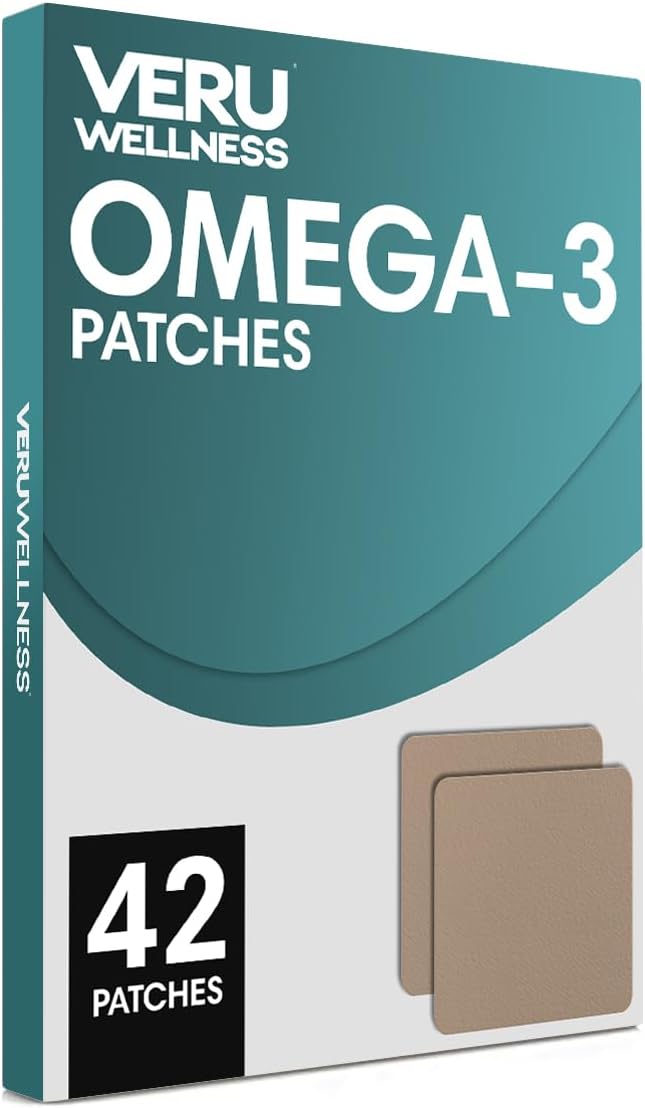 Amazon.com: Veru Wellness Omega-3 Plus Daily Patch - Self Adhesive Time ...