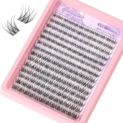 Amazon.com: YUORNUO Short Lash Clusters 168PCS 10-12mm Wispy Eyelash ...