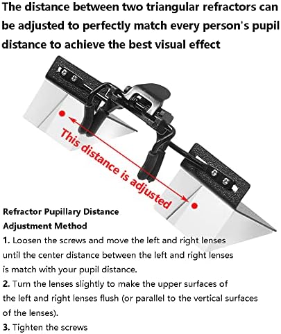 Amazon.com: Sinm Lazy Glasses Clip, Prism Glasses Horizontal Converter ...