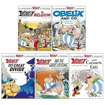 Asterix the Gaul Series (21-25) Collection 5 Books Set By Rene Goscinny ...