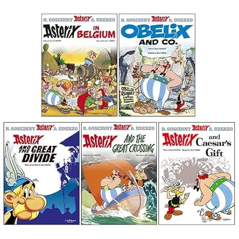Asterix the Gaul Series (21-25) Collection 5 Books Set By Rene Goscinny ...