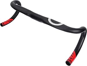 Amazon.com : road bike drop bar handlebars 380mm drop handlebars 47×18× ...