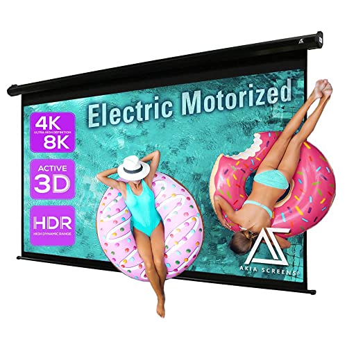 Top 10 4K Motorized Projector Screen of 2022 - Katynel