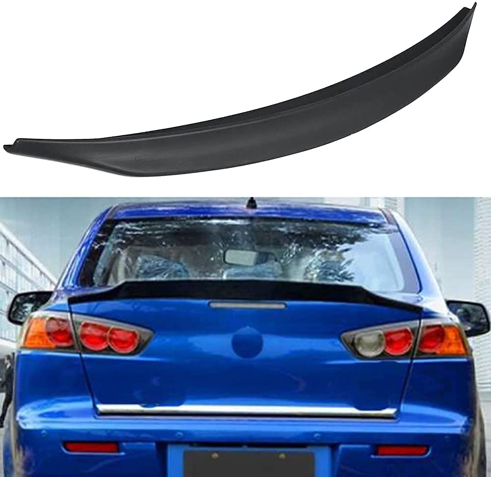 Buy HFDDF Abs Rear Spoiler Roof Spoiler Rear Wing For Mitsubishi Lancer ...