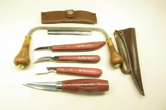 Amazon.com: UJ Ramelson Co 5pc Wood Carving Knife Whittling Caricature ...