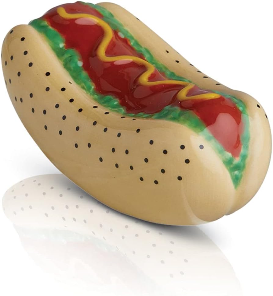 Amazon.com: Nora Fleming Hand-Painted Mini: Chicago Dog (Hot Dog) A231 ...