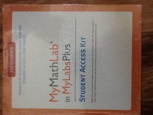 Student Access Kit for My Math Lab (My math lab in my labs plus student ...