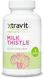 Amazon.com: Xtravit Milk Thistle Extract Supplement – Supplements for Men & Women - Natural ...
