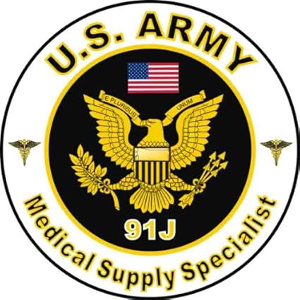 Amazon.com: United States Army MOS 91J Medical Supply Specialist Decal ...