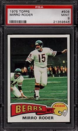 Amazon.com: 1975 TOPPS #508 MIRRO RODER RC BEARS PSA 9 F1636050-846 ...