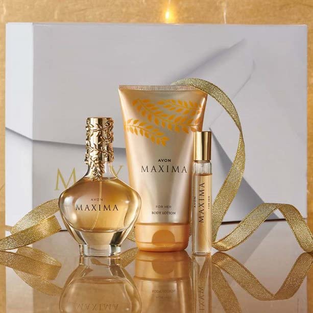 Avon MAXIMA Gift Set includes 150ml Body lotion 50ml Eau de Parfum and ...