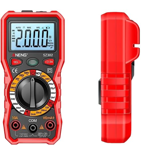 KANAbee Smart Handheld Digital Multimeter Voltage Tester ABS Material ...