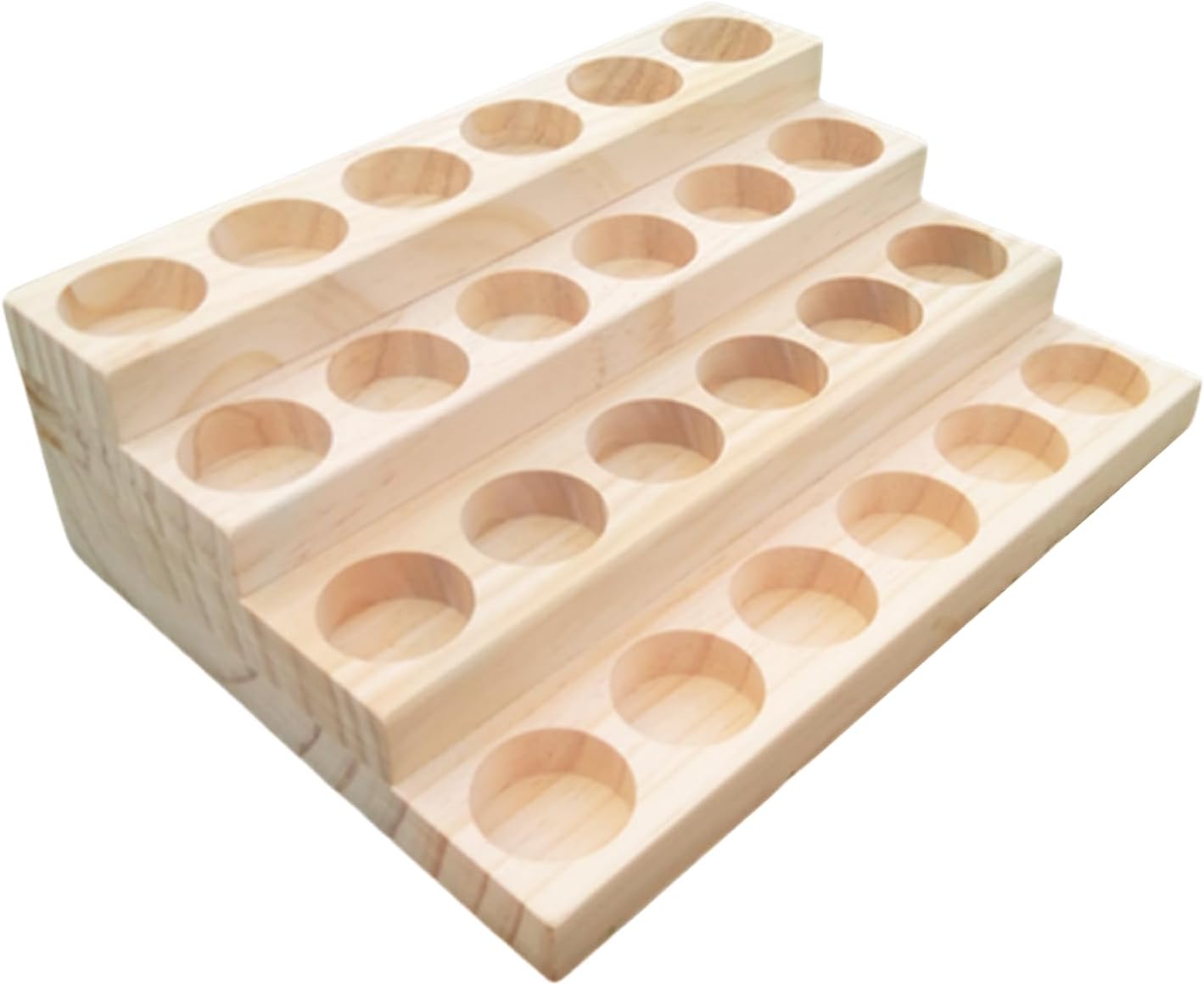 Amazon.com: LONG TAO Wooden Essential Oil Display Stand 4 layer ...