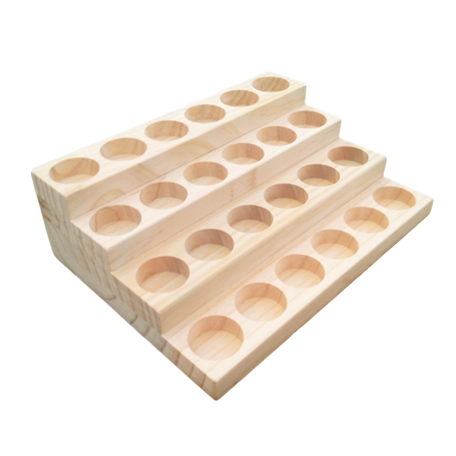 Amazon.com: LONG TAO Wooden Essential Oil Display Stand Solid Wood ...