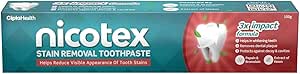 Amazon.com: Cipl'a Nicotex Stain Removal Toothpaste | Teeth Whitening ...