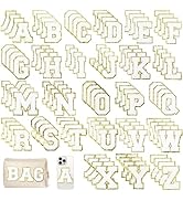 Amazon.com: 6 Pcs 3 Inch Chenille Letter Patches Iron on Letters ...