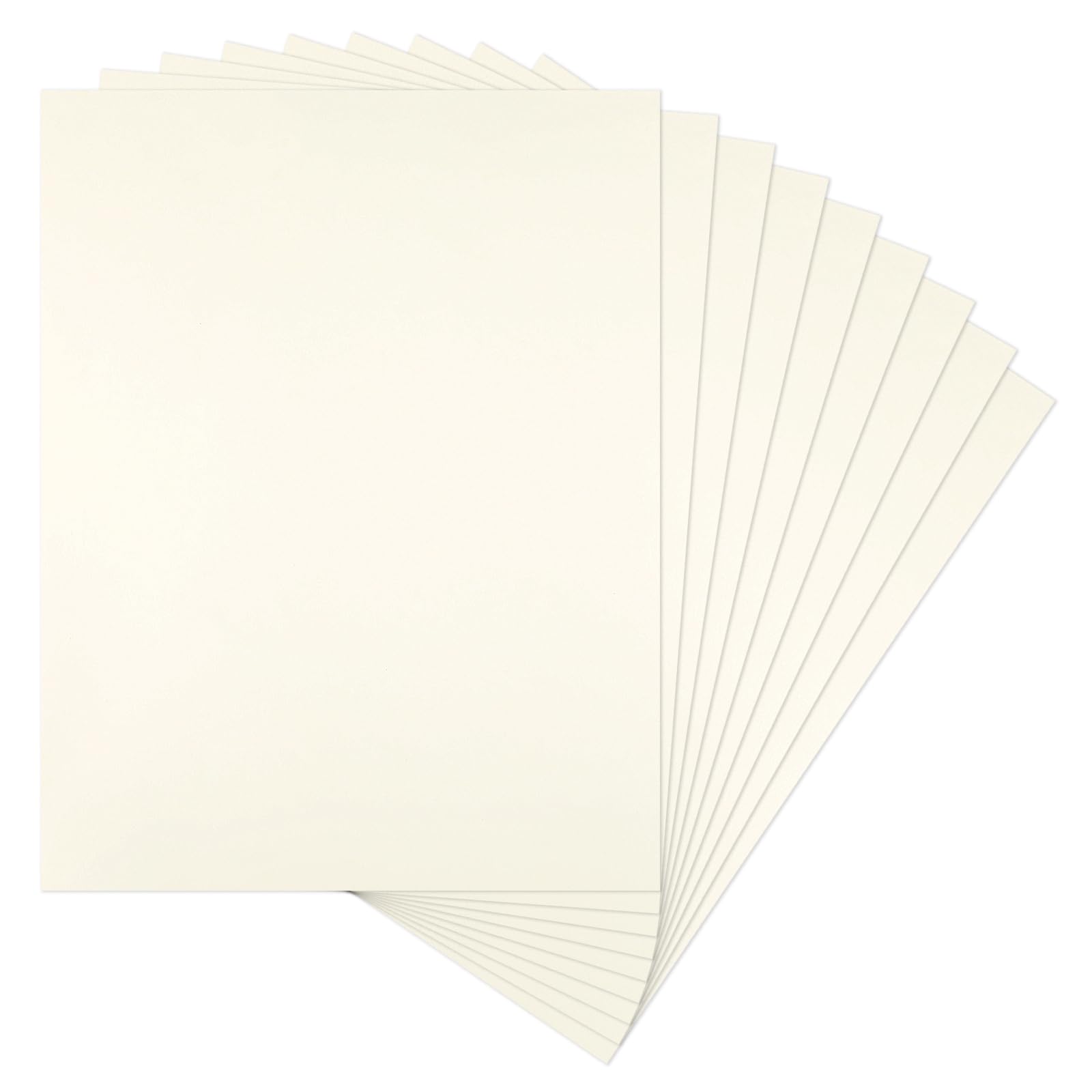 Amazon.com : 28 Sheets Cream Cardstock 8.5” x 11”, 92lb/250gsm Thick ...