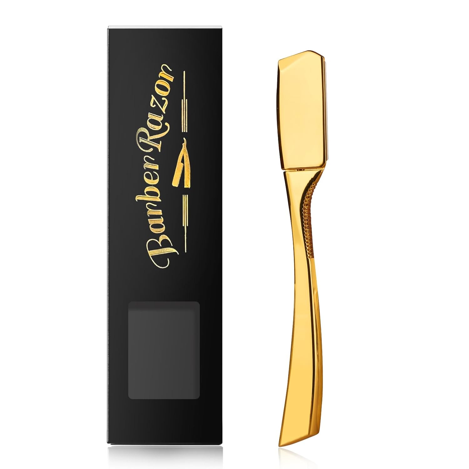 Amazon.com: Professional Barber Razor: Stainless Steel Straight Edge ...