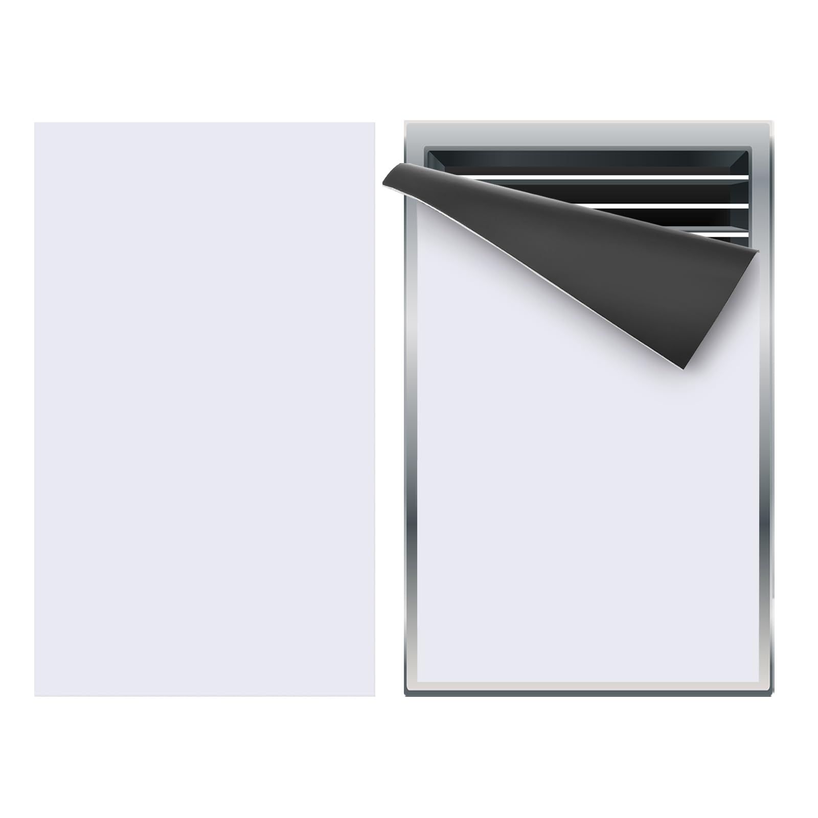 PATIKIL 16"x9.5" Magnetic Vent Cover, Floor Wall Air Registers Cover ...