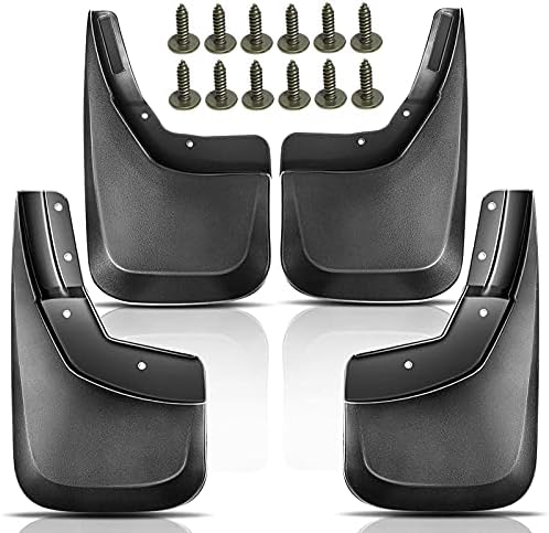 Amazon.com: GM Accessories 22894859 Front Flat Splash Guards in Black ...