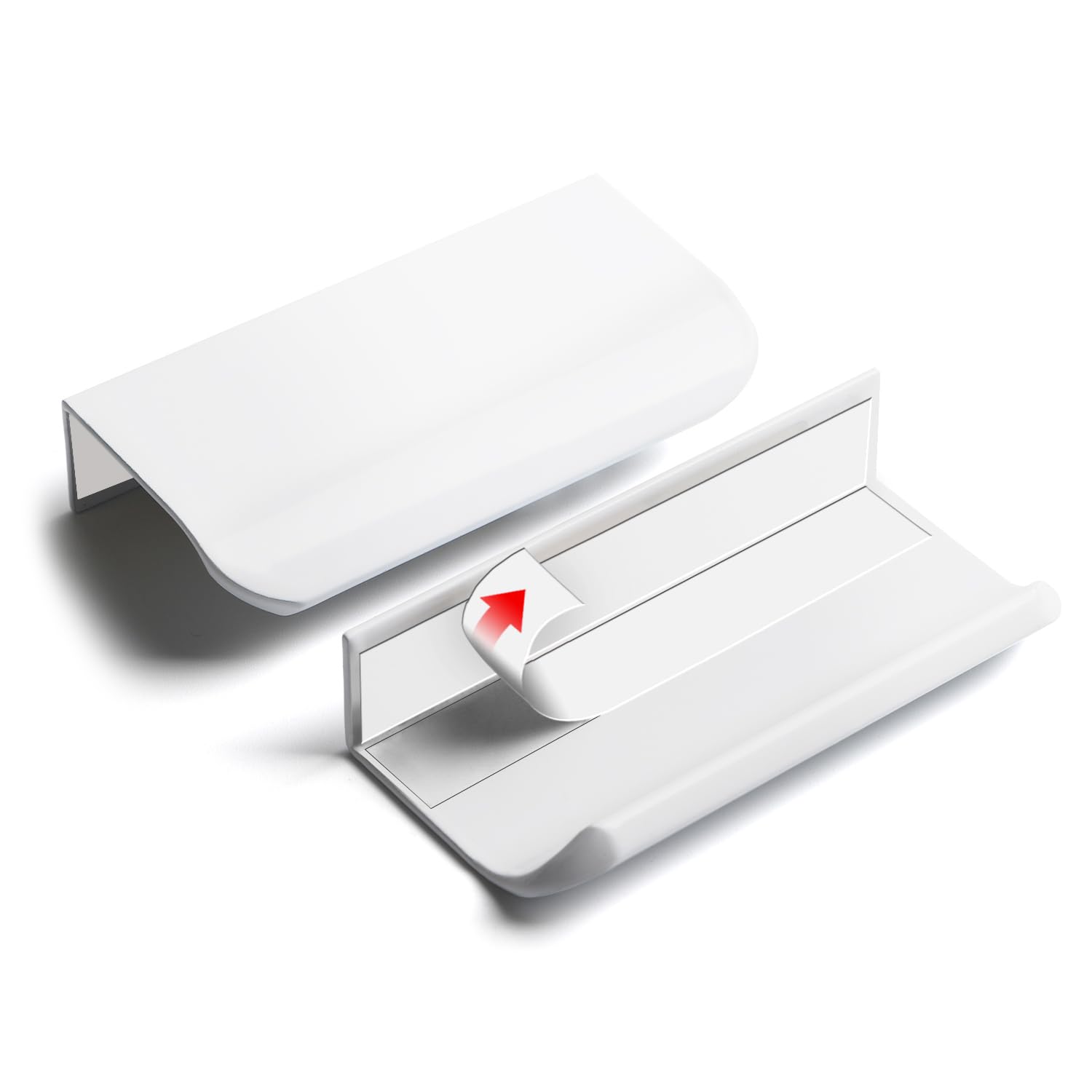 BaiNong 5 Pack 3 inch self Adhesive Cabinet pulls Adhesive Cabinet ...