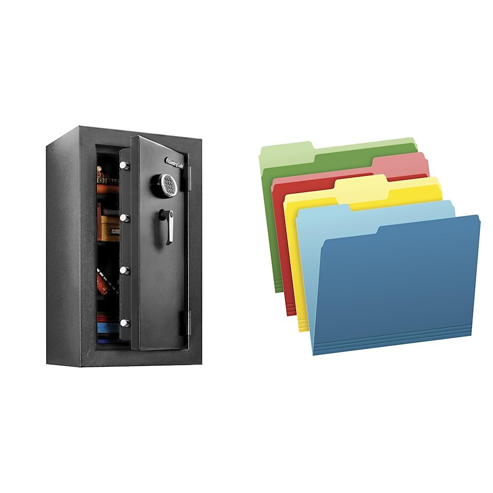 Snapklik.com : SentrySafe Fireproof And Waterproof Large Steel Home ...