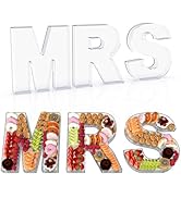 Amazon.com: RUFHVTY 11" Acrylic Letter Charcuterie Box, Reusable ...