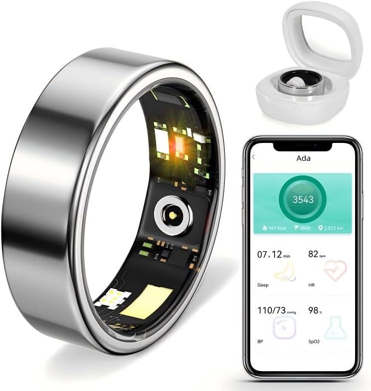 Anillo inteligente rastreador de fitness para hombres y mujeres - Salud ...
