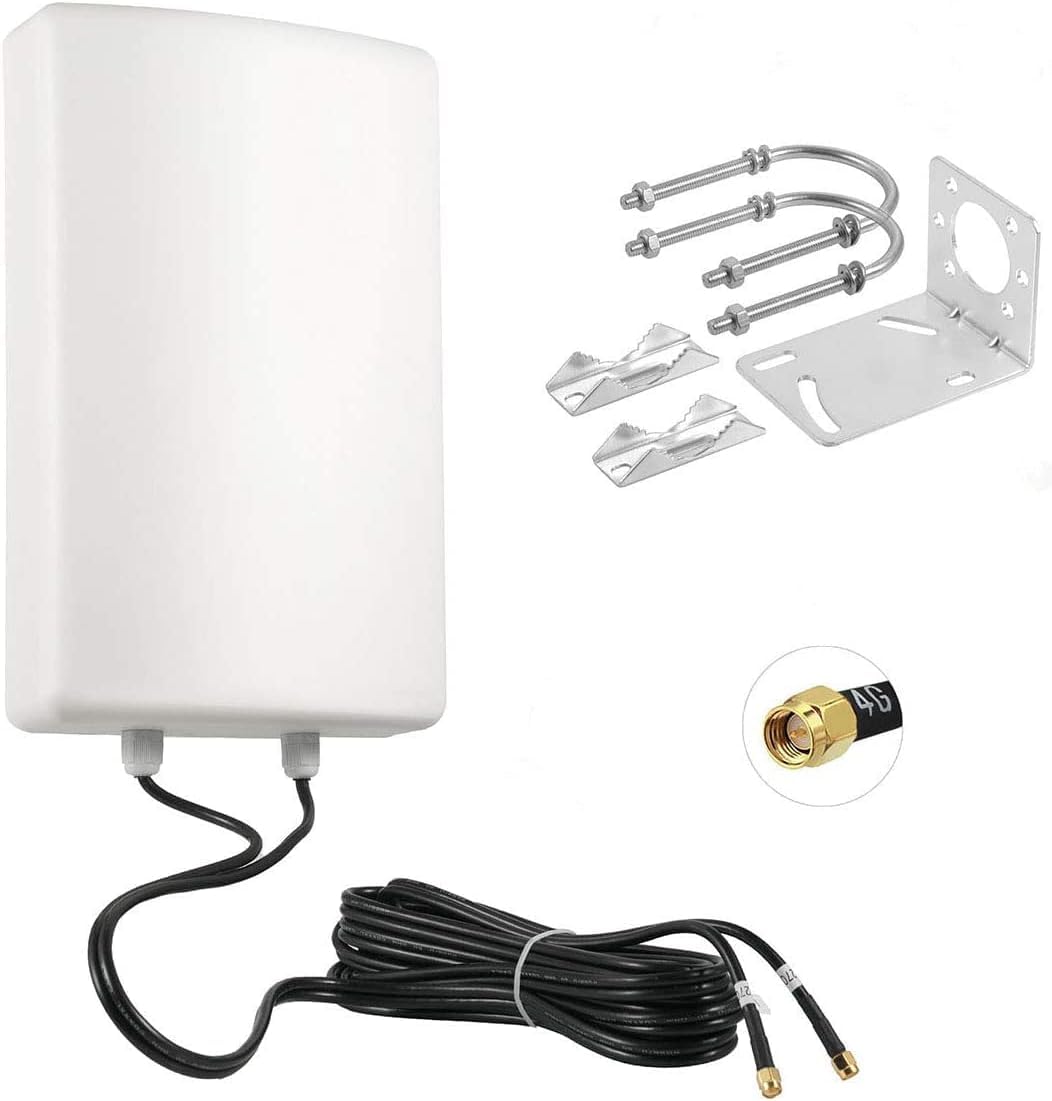 High Gain 11dBi Dual Cross Polarised 3G 4G LTE 2x2 MIMO Outdoor Antenna ...