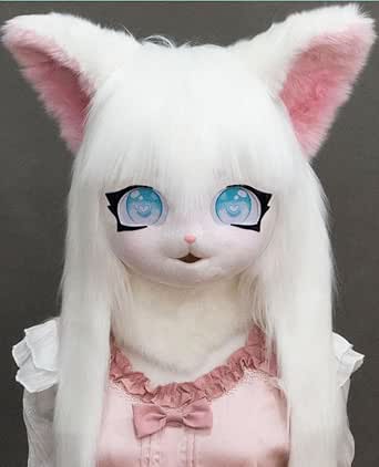 Amazon.co.jp: Kigurumi Kemono Kigurumi Fursuit Mask Cosplay B16 : Toys ...