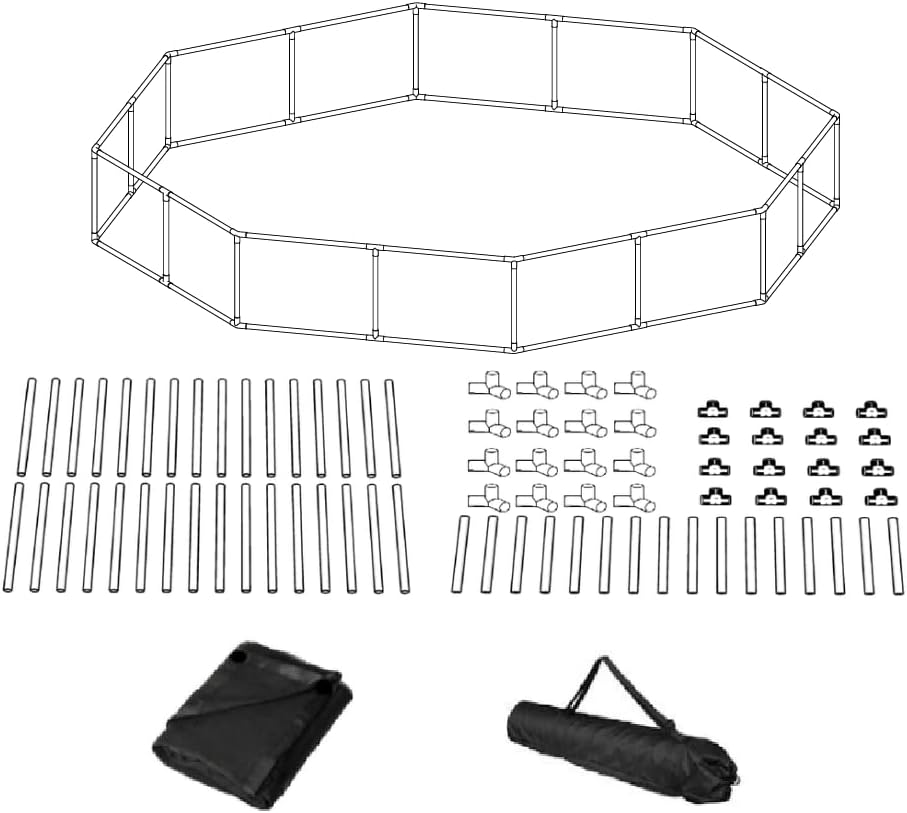 Amazon.com: Gaga Ball Pit Arena 15 Foot Diameter PVC Mesh Portable Non ...