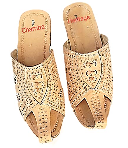 Chamba Chappal Genuine Leather Slipper/Sandal/Jutti 53: Buy Online at ...