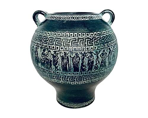 Amazon.com: Relief terracotta, Greek Pithari Antique Pottery 21cm ...
