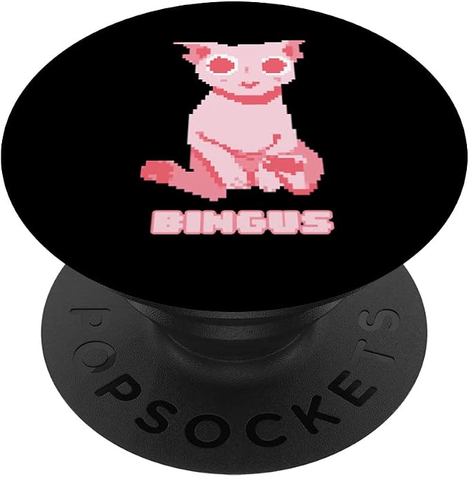 Amazon.com: Bingus Pixel Art Meme PopSockets Swappable PopGrip : Cell ...