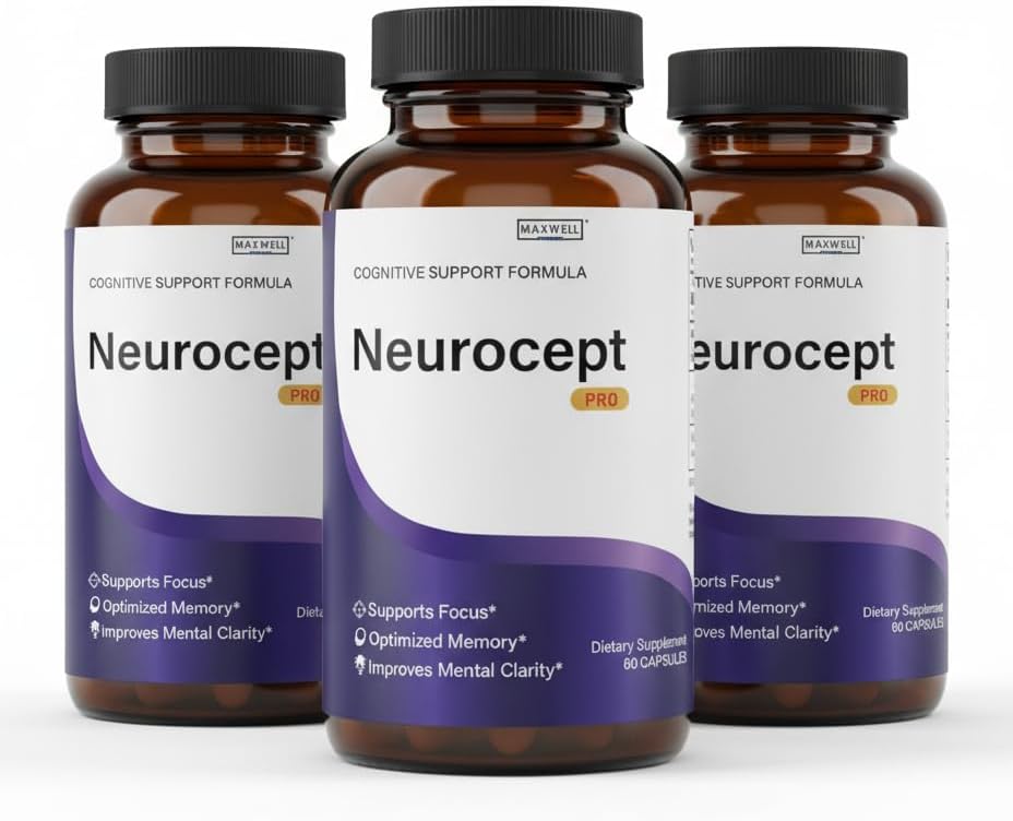 Amazon.com: Nerva Cept Brain Supplement Capsules - Official Neuro Brain ...
