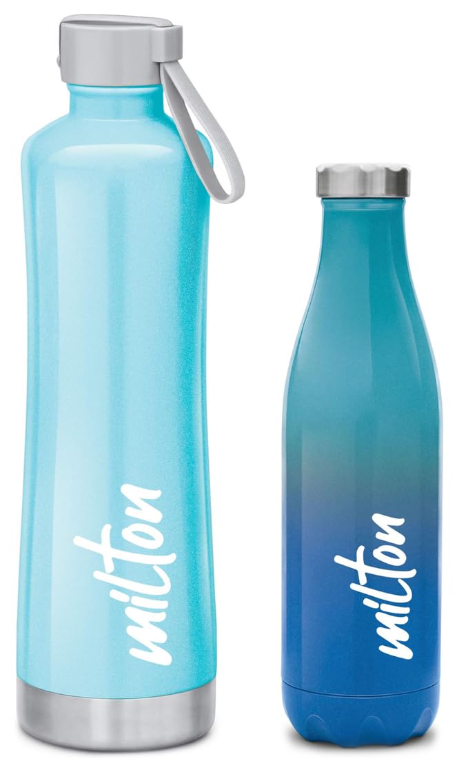 Milton New Tiara 900 24 Hours Hot and Cold Water Bottle, 750 ml, Sky ...