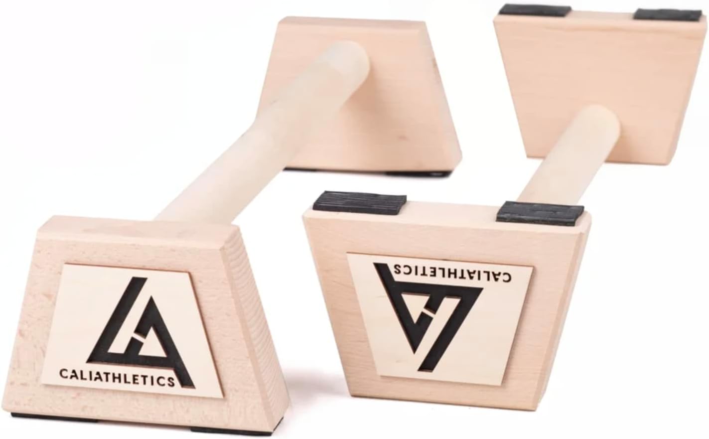 Wooden Parallettes 60cm | Paralletes calisthenics | Push up stands ...