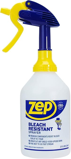 Zep New Bleach Resistant Professional Sprayer 2.0 Bottle 32 Ounces - 30 ...