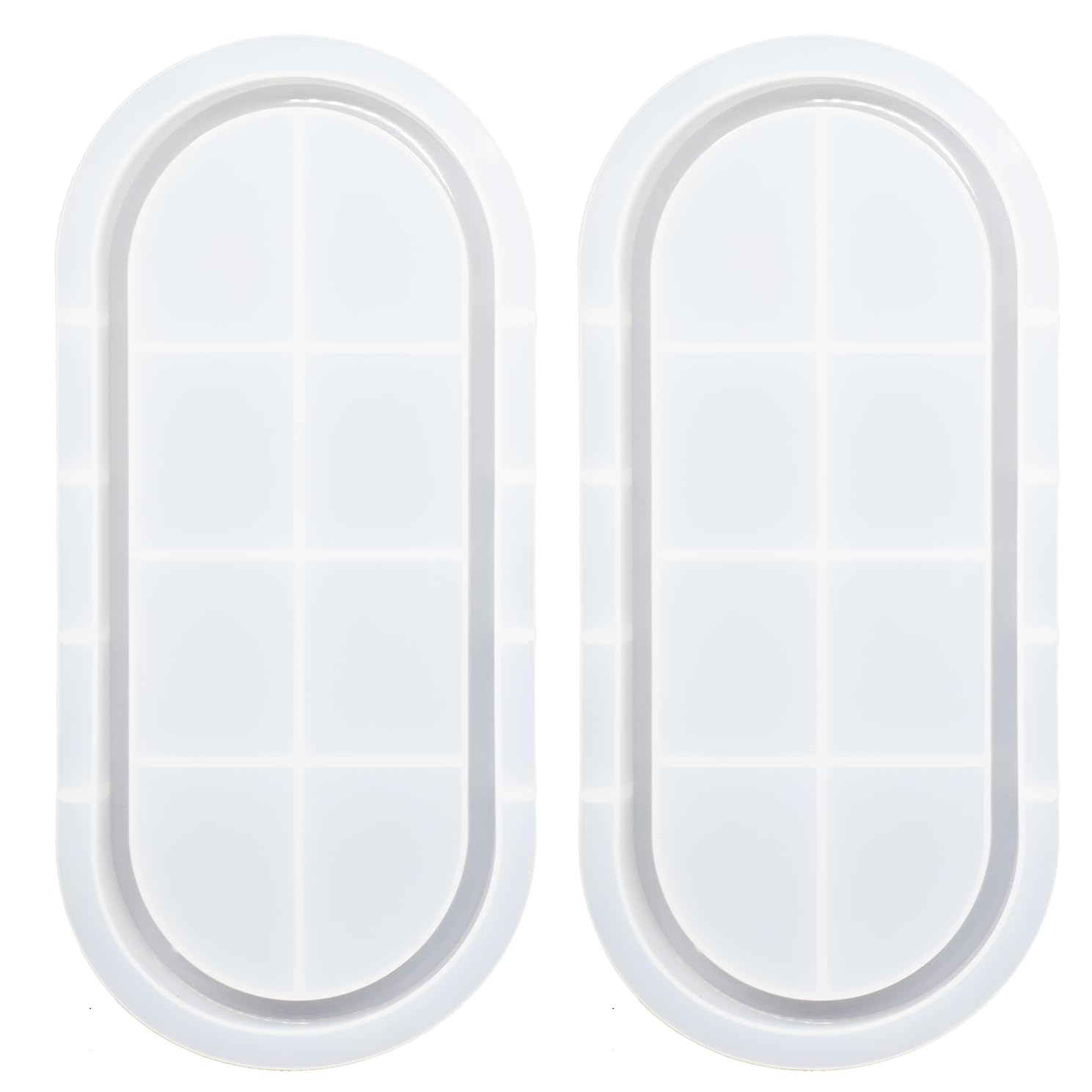 Amazon.com: Large Oval Tray Molds for Concrete Oval Silicone Molds for ...